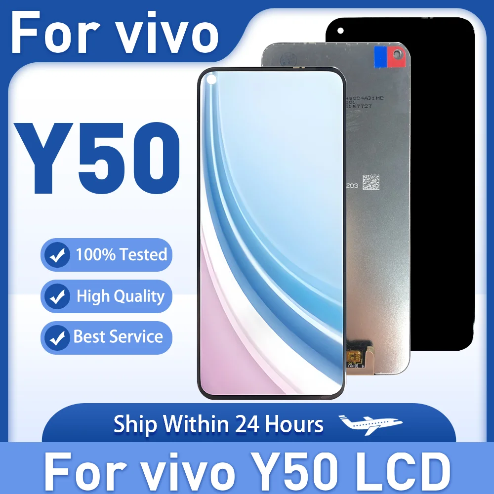 6.53" Excellent good screen For vivo Y50 2020 LCD display touch ...