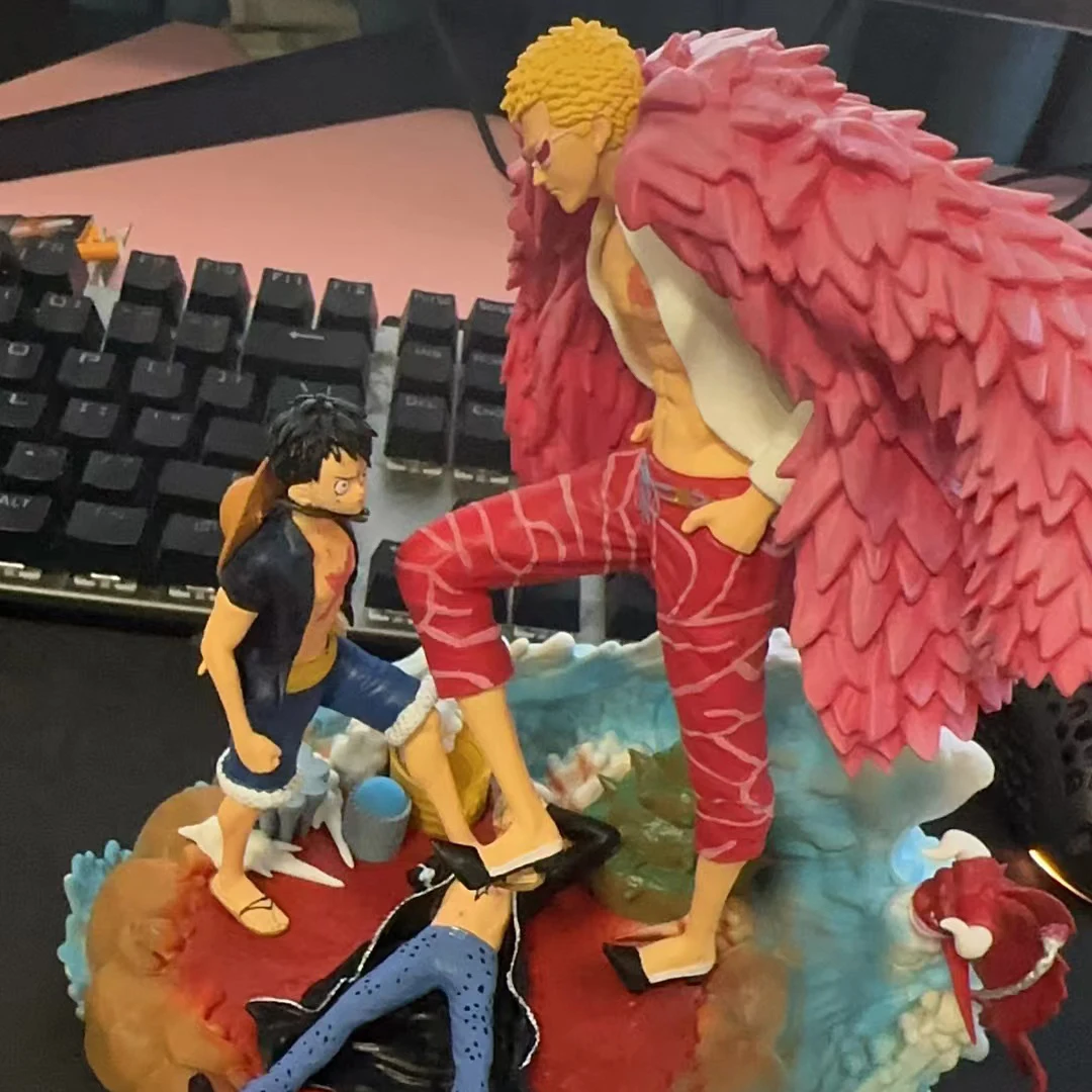 One-Piece-Figuras-Anime-Aw-Luffy-Vs-Doflamingo-Little-Tangde-Island-Gk ...