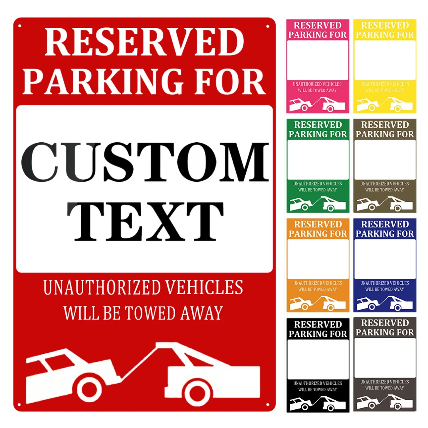 Custom Reserved Parking Sign,Rust-Free Aluminum Metal,Customized Road ...
