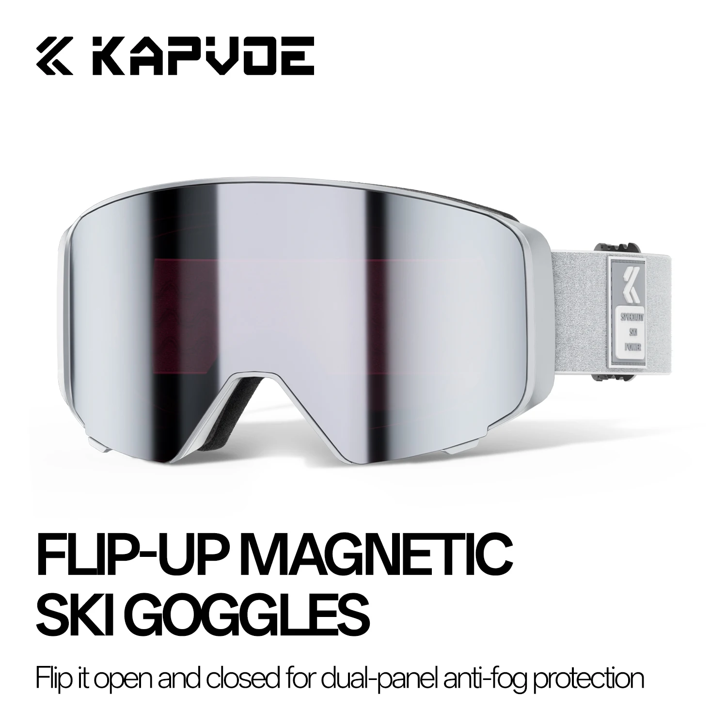 Kapvoe Hot Photochromic Snow Goggles Men Ski Goggles Winter Snowmobile ...