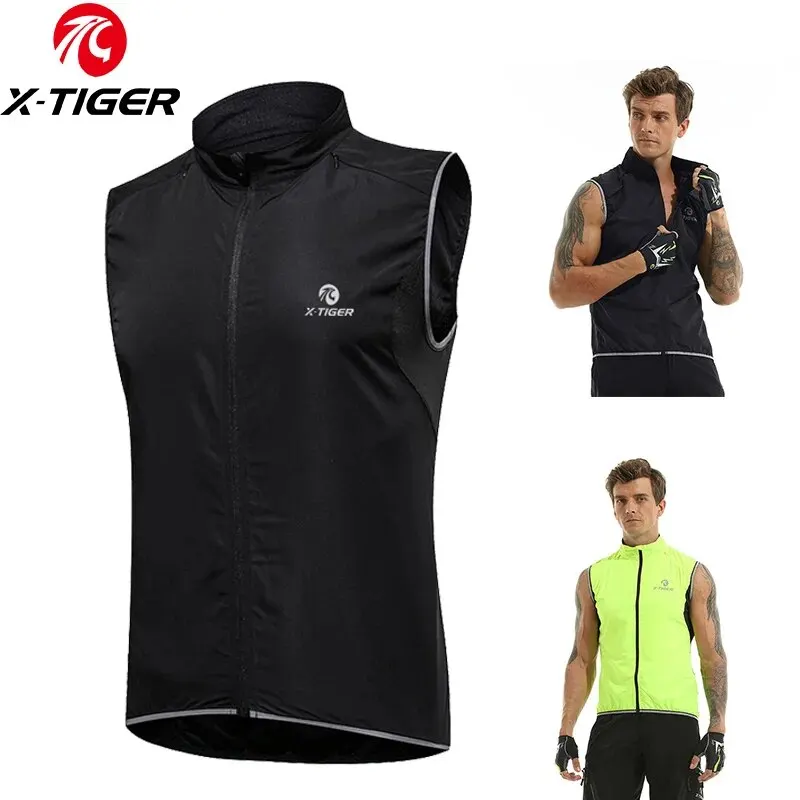 X-TIGER-Cycling-Vest-Sleeveless-Bicycle-Reflective-Windproof-Uitra-Light-Sun-Protection ...