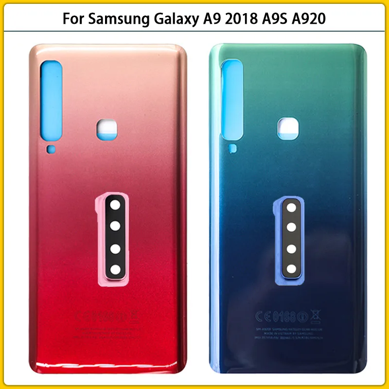 10 pçs para samsung galaxy a9 2018 a920 a9s a920f bateria capa traseira ...