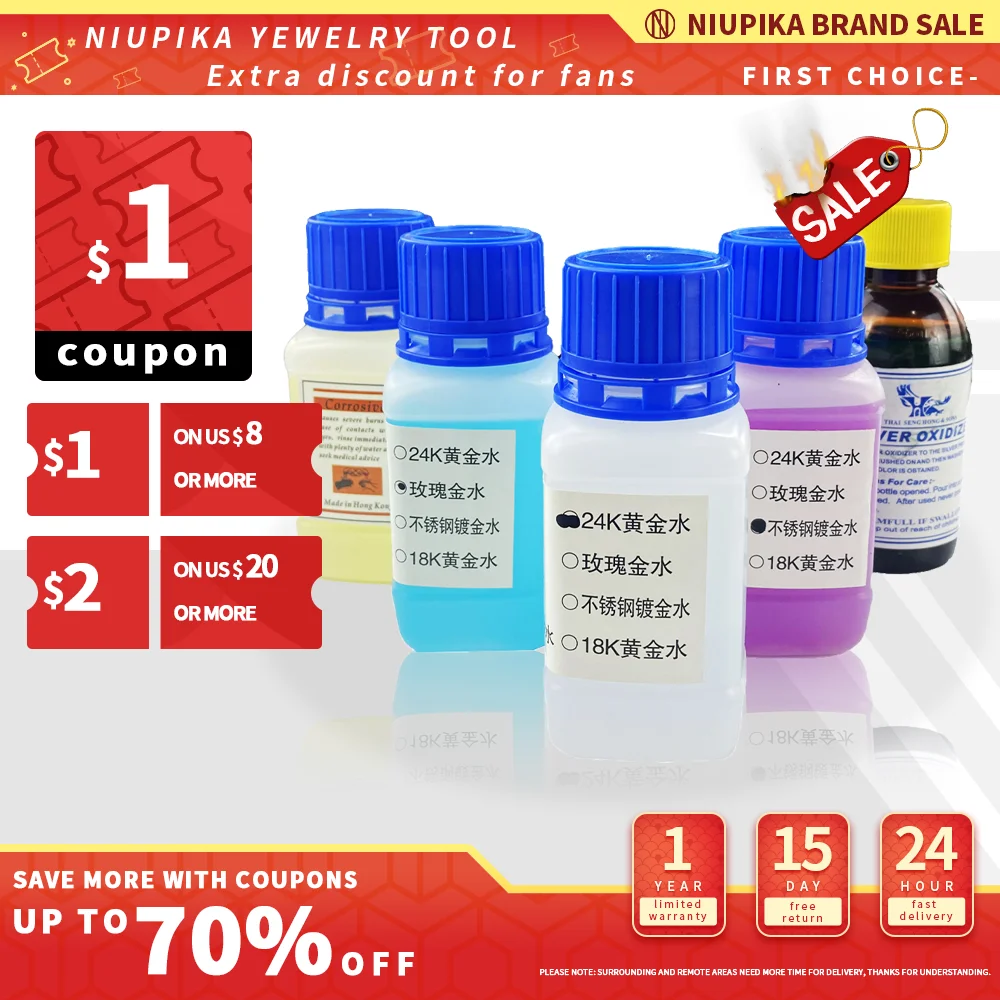 Jewelry Plating Solution RoseGold 24K Gold Electroplating Platinum ...