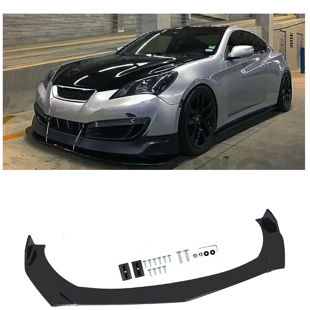 LAICY-For-Hyundai-Genesis-Coupe-13-16-Car-Front-Bumper-Lip-Body-Kit ...