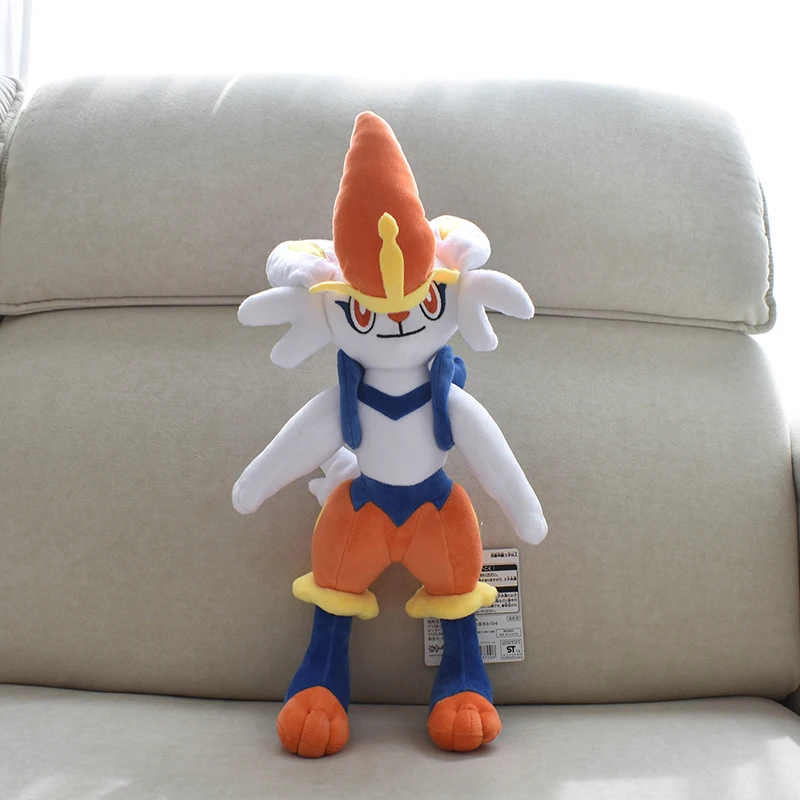 14-45cm-Cinderace-Pokemon-Plush-Toys-Anime-Cute-Dolls-Soft-Stuffed-Pok ...