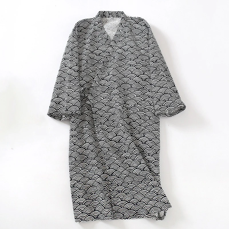 Japanese-Style-Kimono-Bath-Robe-for-Men-Sauna-Hotspring-Home-Wear ...