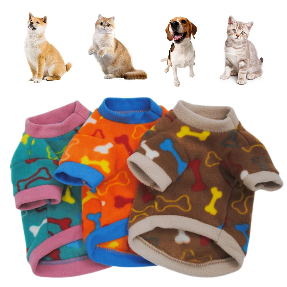 Fleece-Pet-Dog-Clothes-For-Dogs-Clothing-Warm-Dog-Vest-Shirt-Puppy-Cat ...