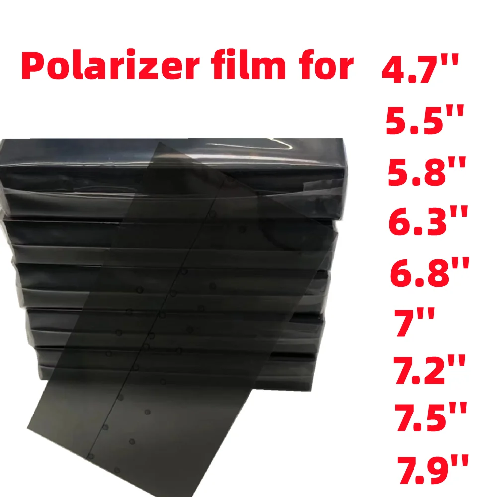 20pcs/lot High quality Universal Size Premium Polarizing Film Lcd Polarizer Polarization For 7.0 ...