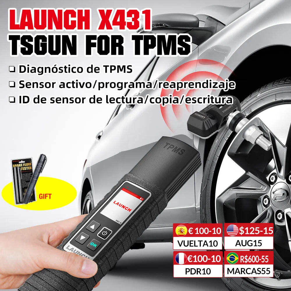 LAUNCH X431 TSGUN TPMS Herramientas de diagnóstico de presión de ...