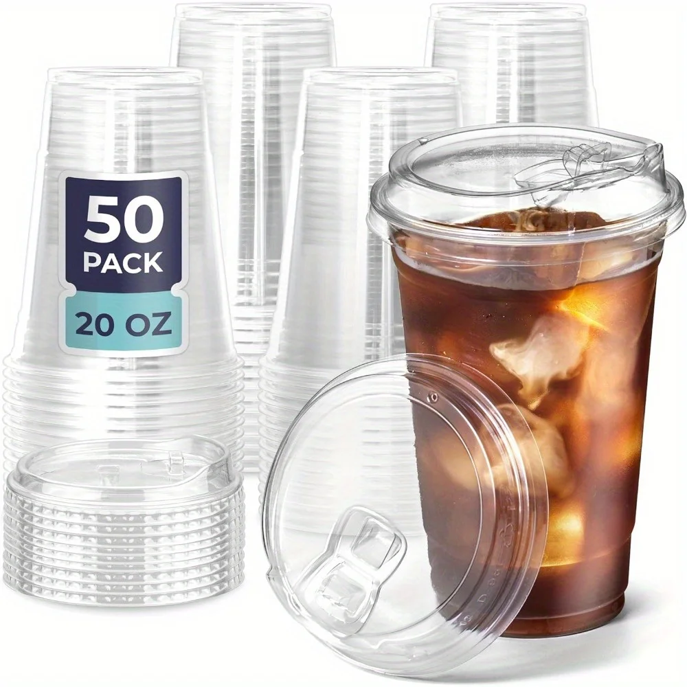 12-16-20-oz-transparent-plastic-cup-without-straw-cap-disposable ...