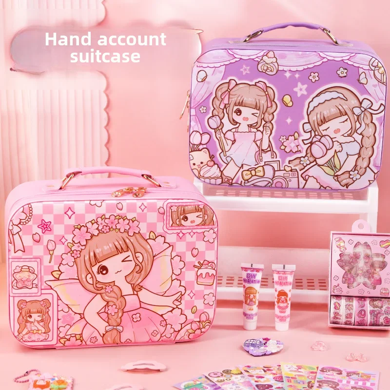 Diy-Magic-Box-Wheat-Ear-Youth-Handbook-Portable-Notebook-Sticker ...