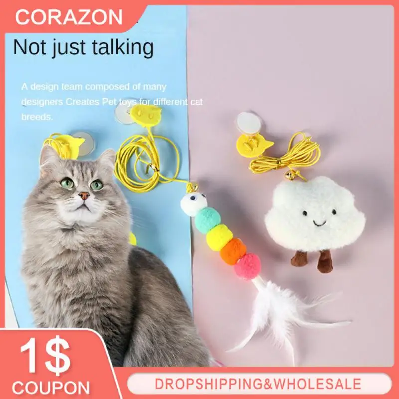 New-Funny-Cat-Stick-Swing-Hanging-Door-Cat-Toy-Butterfly-With-Catnip ...