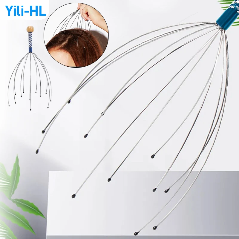 Head-Massager-Scalp-Relax-Massage-Octopus-Scratcher-Stick-Head-Hair ...