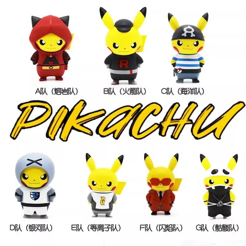 Pokemon-Pikachu-Negative-Character-Team-Rocket-Trio-Series-Cute-Anime ...