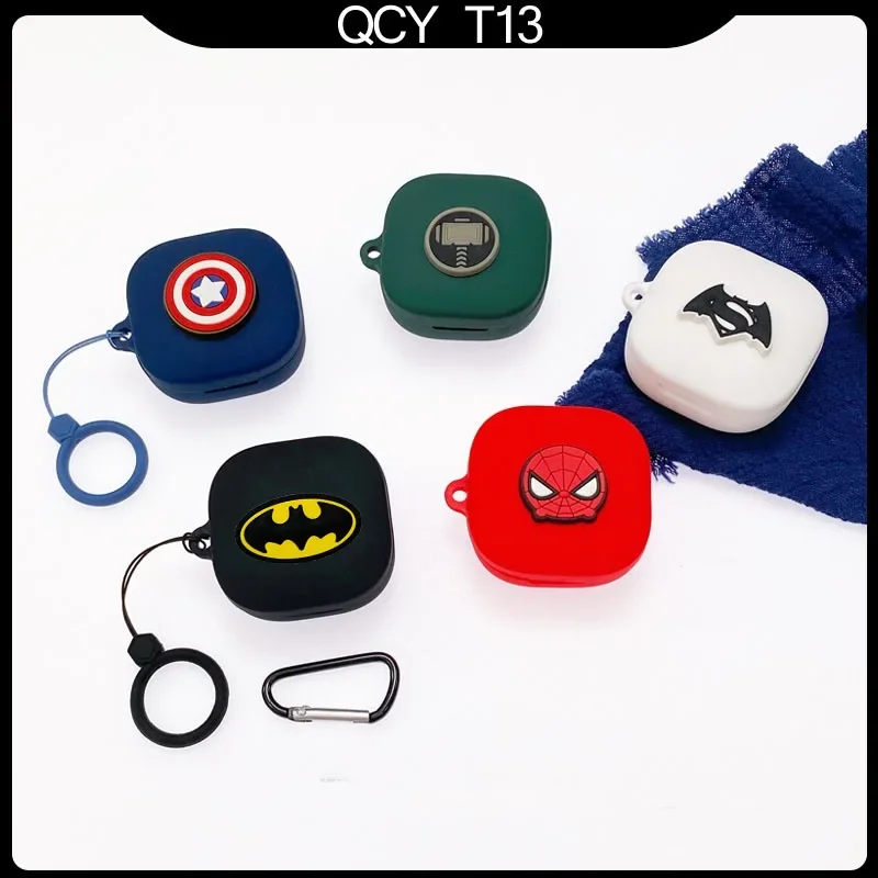 Earphone-Case-for-QCY-T13-T13-ANC-T13X-Marvel-Batman-Cartoon-Fall ...