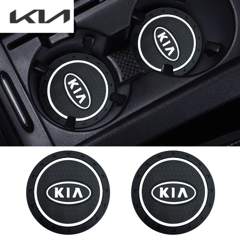 2pcs-Car-Auto-Water-Cup-Slot-Non-Slip-Mat-Accessories-For-KIA-Rio-Rio5 ...