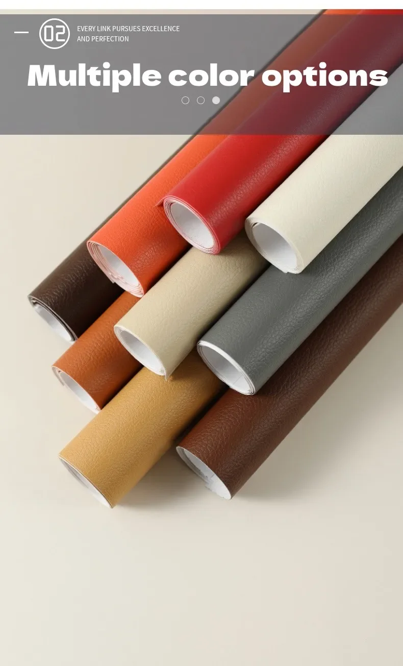 Patch en tissu PU auto-adhésif - Noname - 100x137cm - Gris - Réparation ...