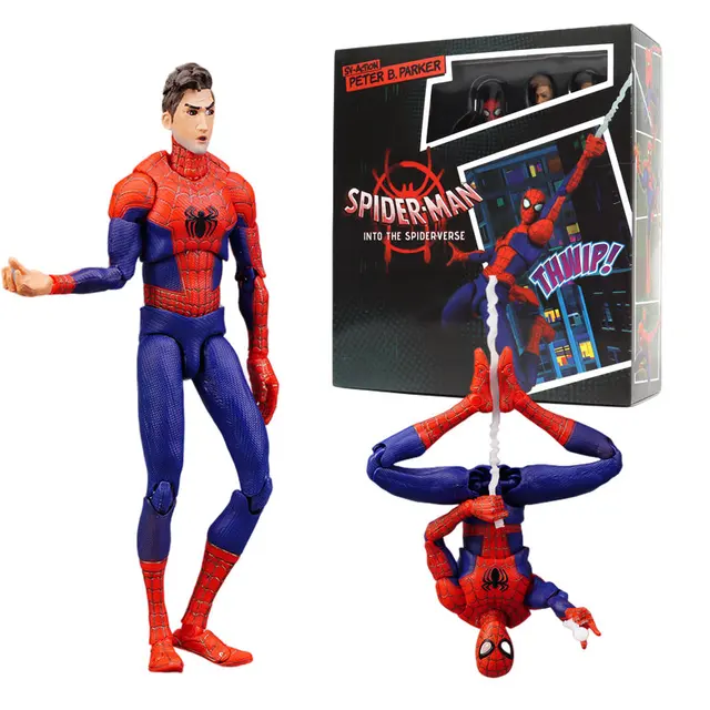 Anime Sentinel Marvel Sv Action Miles Morales Figure Spiderman Model ...