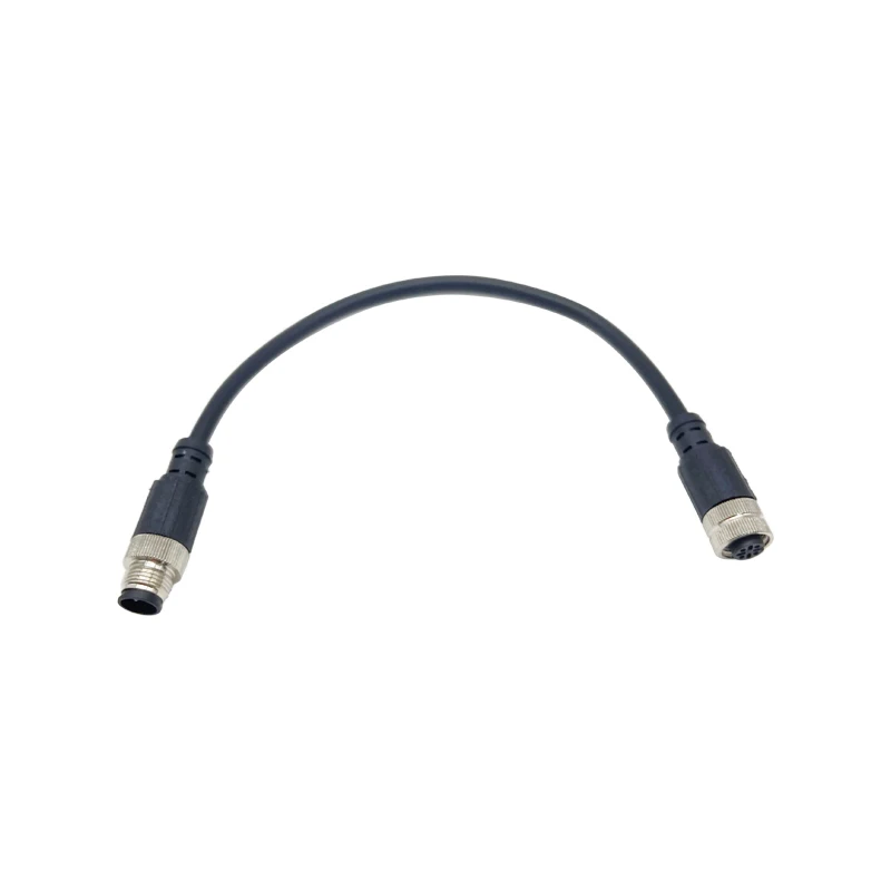 M12-Sensor-Connector-Waterproof-Cable-Plug-Male-Female-4P5Pin-2m-PUR ...