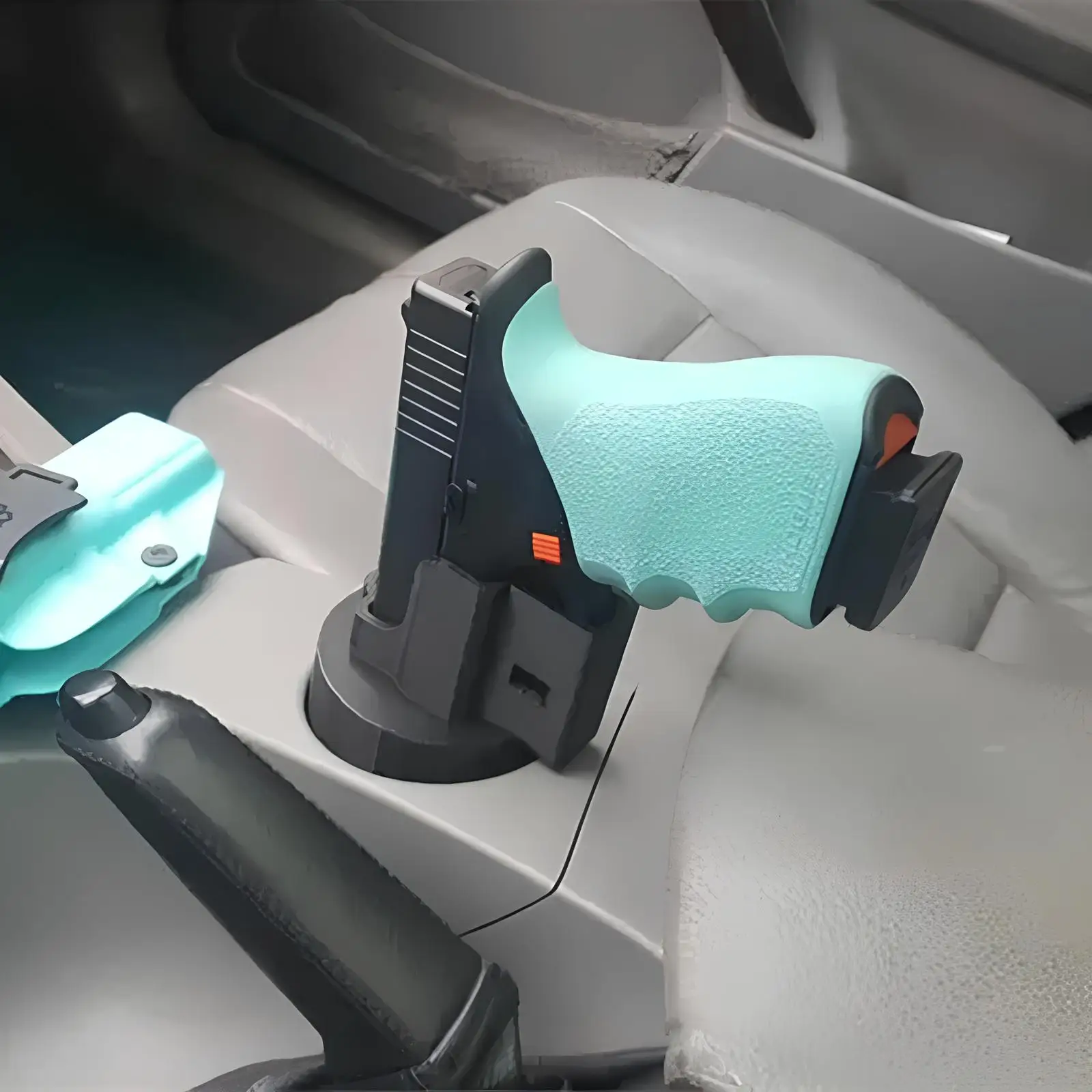Pistol Cup Holster Convenient Car Seat Cup Holder Firearm Cup Holder ...