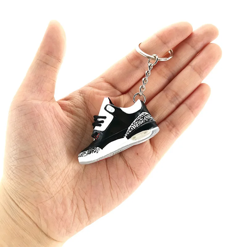 Tend-ncia-Moda-3D-T-nis-De-Basquete-Modelo-Keychain-Cal-ados-Esportivos ...