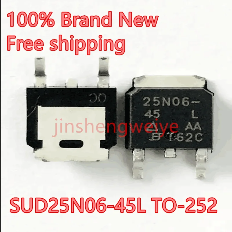 50PCS SUD25N06-45L SUD25N06 25N06 SMT TO-252 Imported Chip IC for Car ...