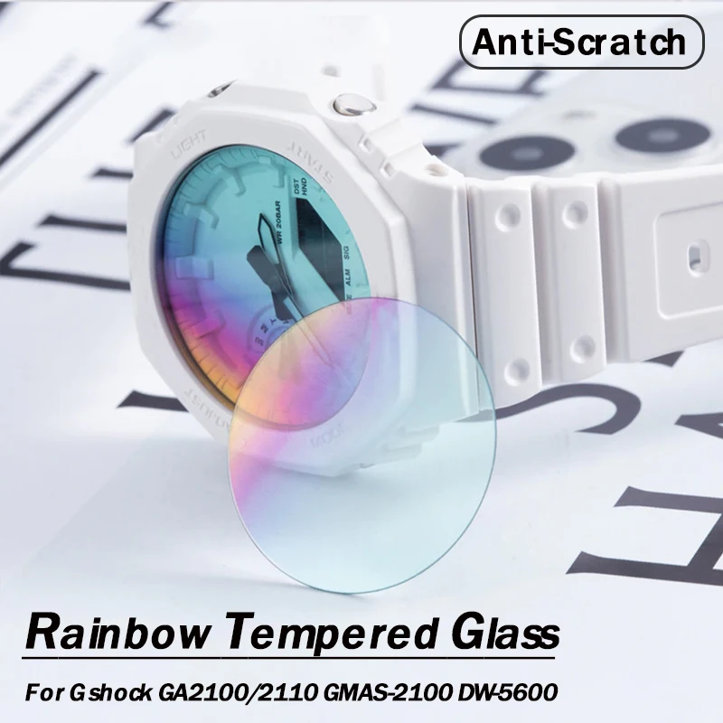 Casioak-Rainbow-Tempered-Glass-Screen-Protector-For-G-shock-GA2100 ...