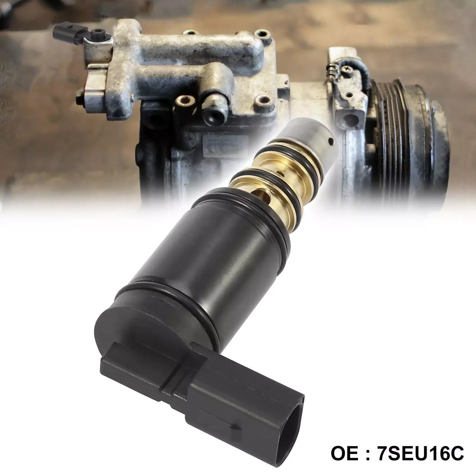 A/C Compressor Electronic Control Solenoid Valve 6SEU14C 7SEU16C for ...