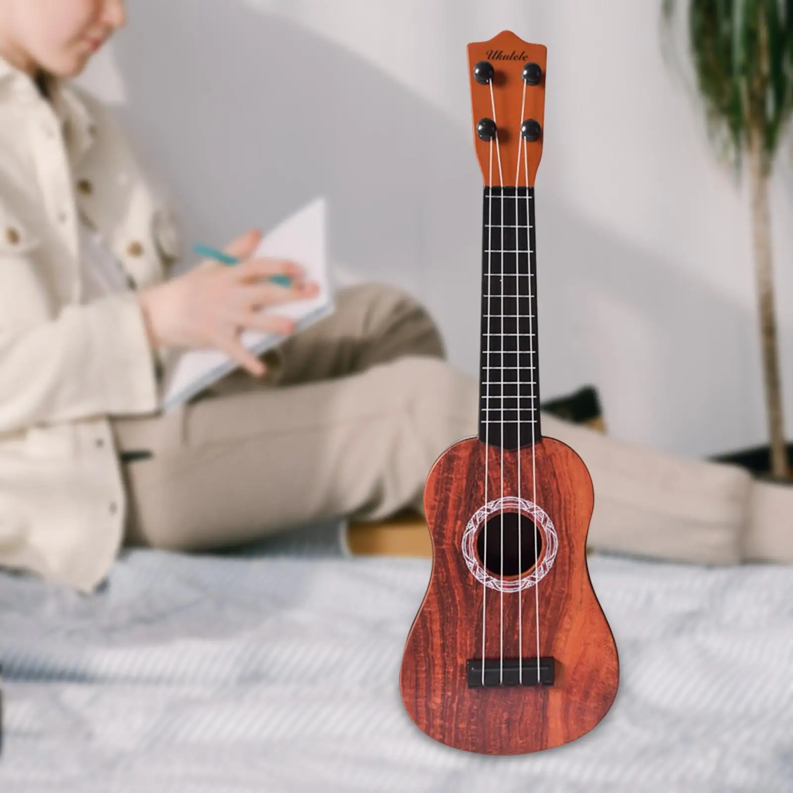 Simulation 4 Strings Soprano Ukulele Instrument 21 Inch Ukulele Guitar ...