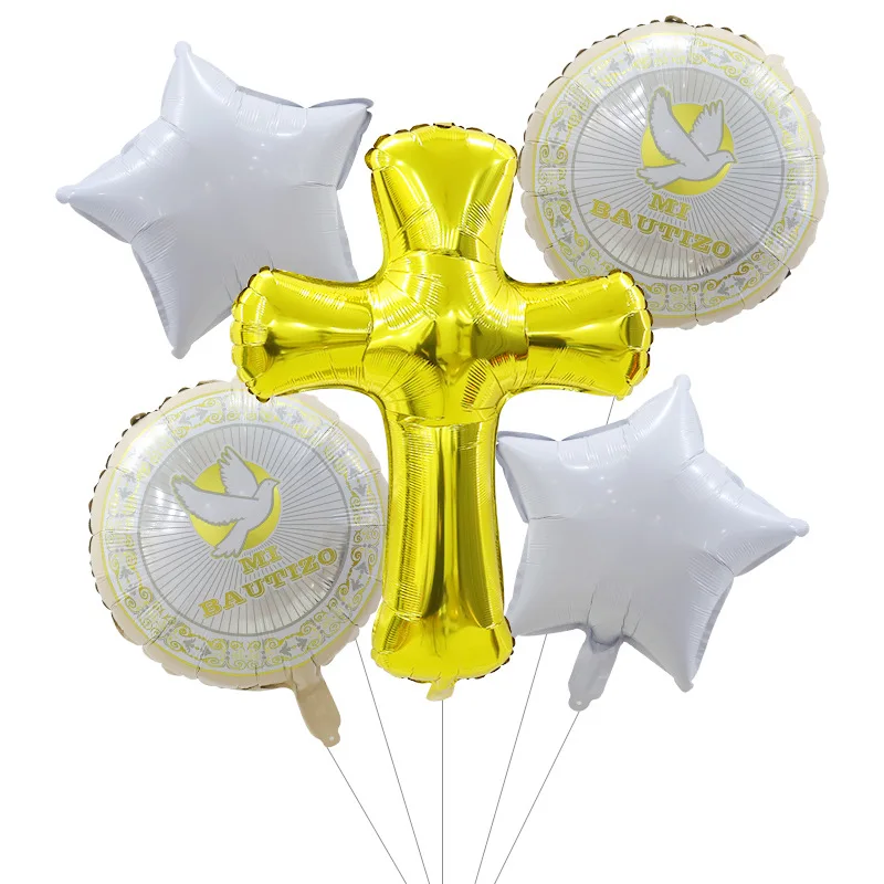 5pcs-Church-Easter-Cross-Baptism-Foil-Balloons-Christian-Catholic ...