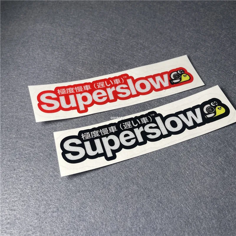 Japanese-Superslow-Snail-Motorcycle-Sticker-Car-Styling-Vinyl-Window ...