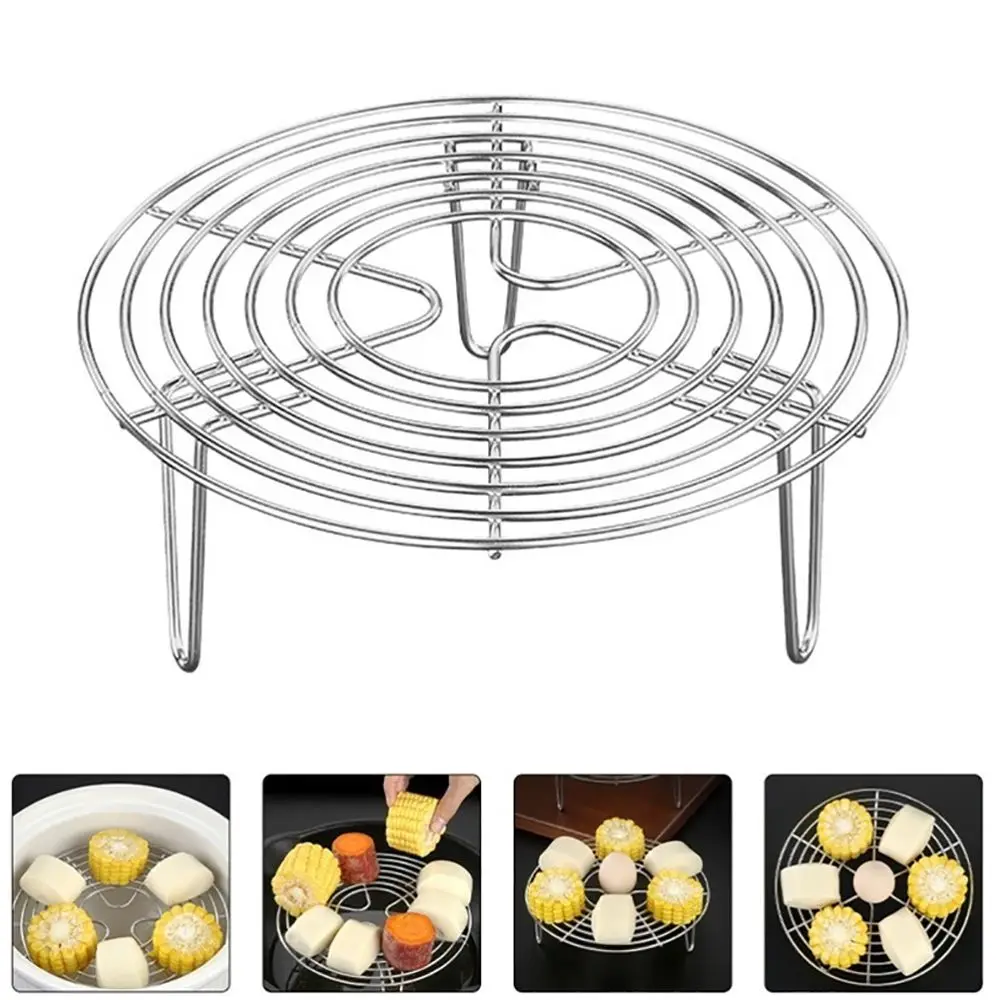 New-Kitchen-Accessories-304-Stainless-Steel-Pot-Steaming-Steamer-Shelf ...