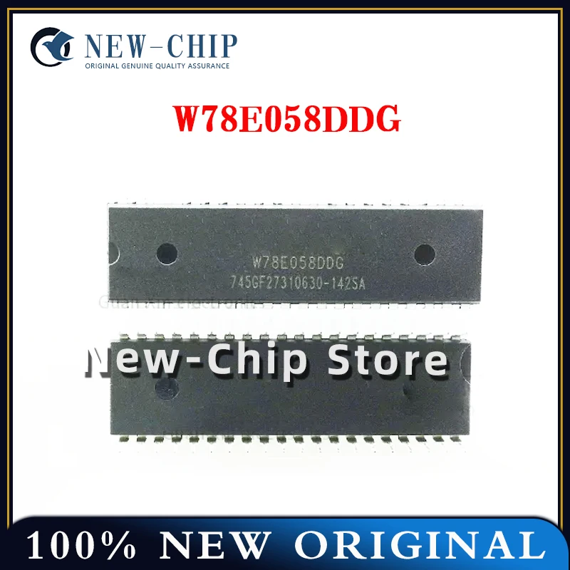 5PCS-100PCS-LOT-W78E058DDG-DIP-40-8-bit-8051-core-microcontroller-New ...