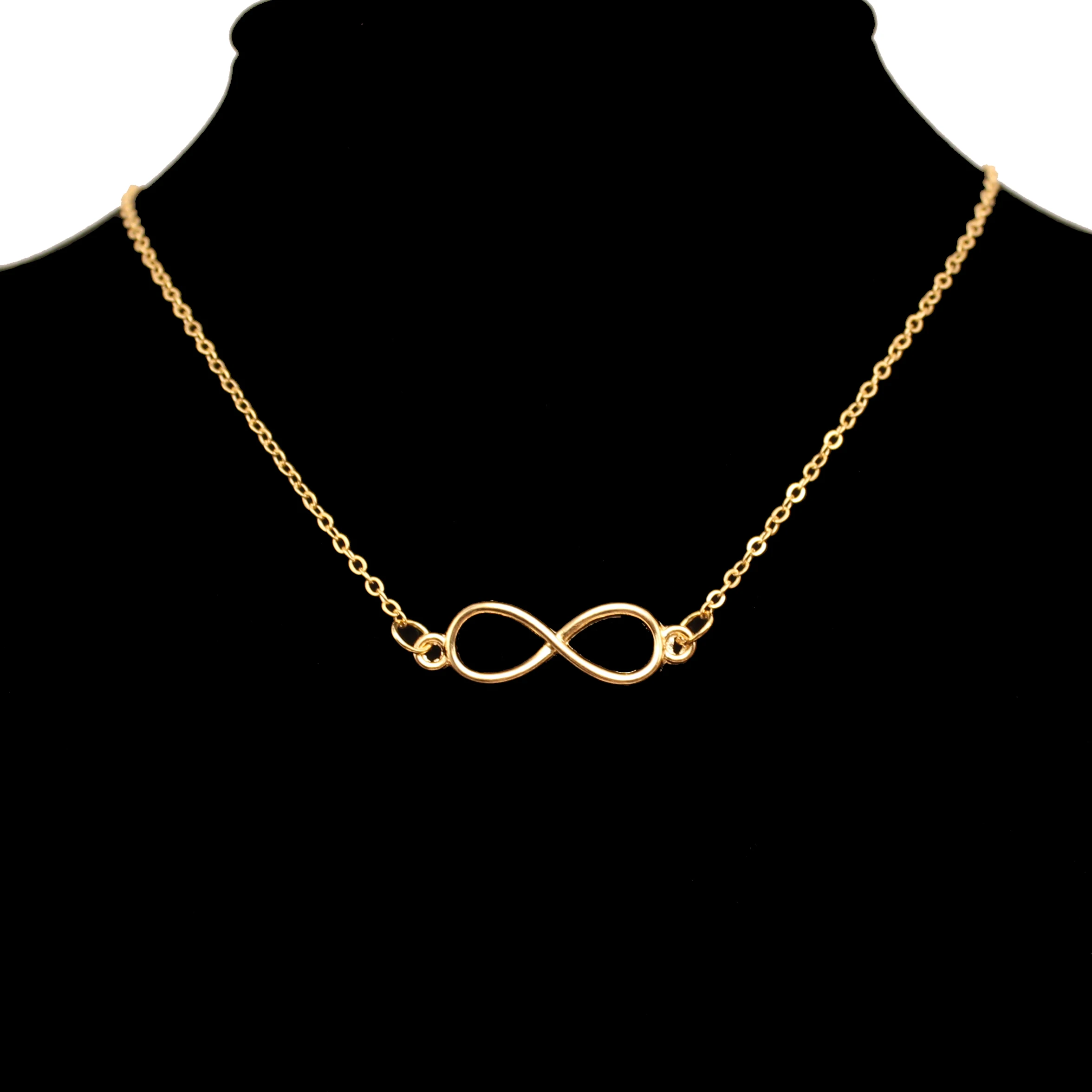 Trend-Infinite-Number-8-Neck-Chain-Choker-Pendant-Necklace-For-Women ...