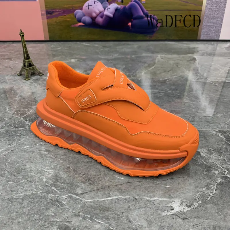 Chunky-Sneaker-Men-Air-Cushion-Running-Shoes-Fashion-Casual-Leather ...