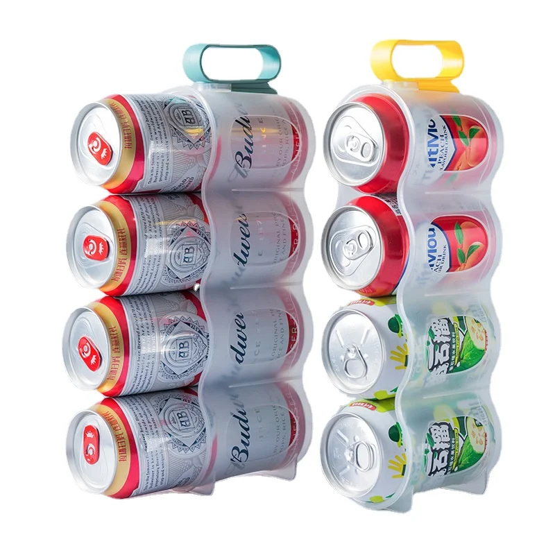 Refrigerated-Beer-Coke-Cola-Cans-Organizer-Kitchen-Refrigerator-Storage ...
