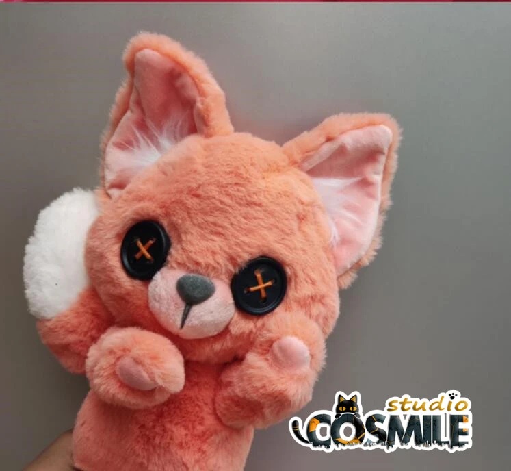 No attributes Orange Lemon Fox Button Eyes Plushie Stuffed 20cm Toy ...
