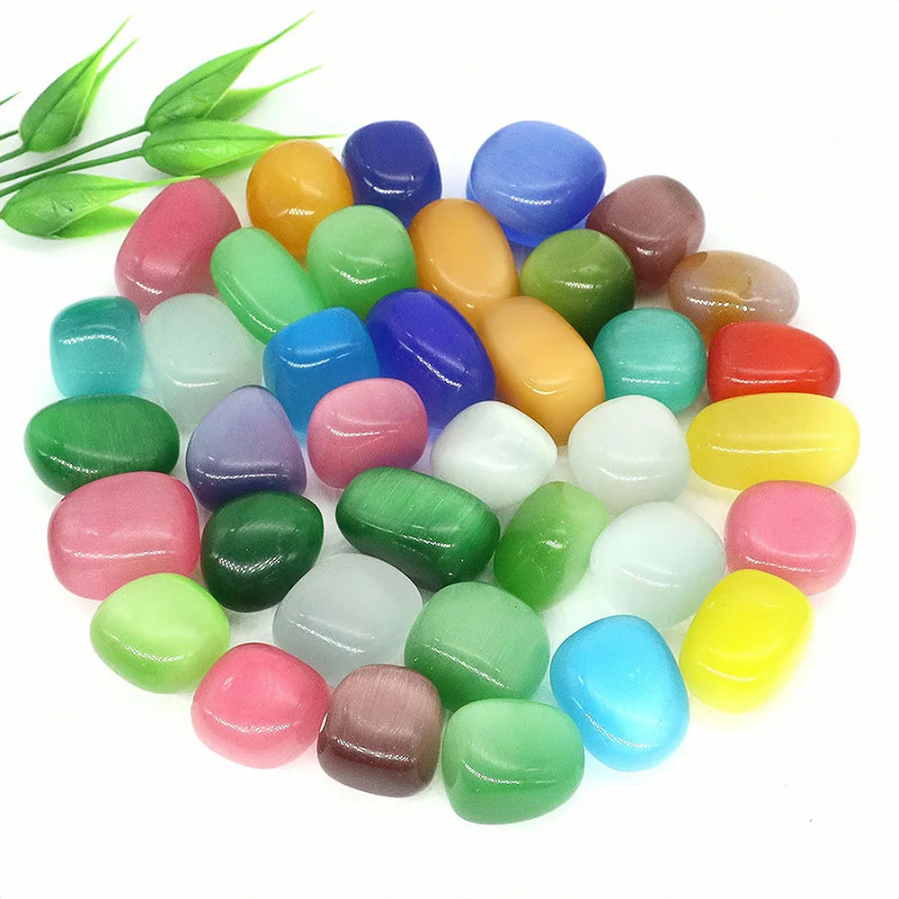 Nice-Stone-Healing-Crystals-Colorful-Cat-Eye-Tumbled-Bulk-Mineral-Lucky ...