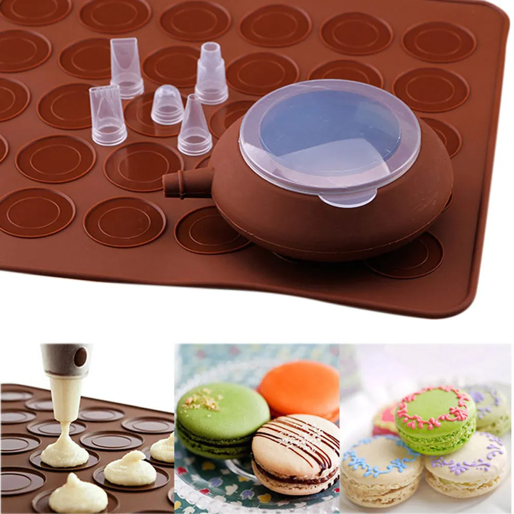 Macarons-Silicone-Mat-Baking-Mold-Silicone-Macaron-Kit-Pastry-Baking ...