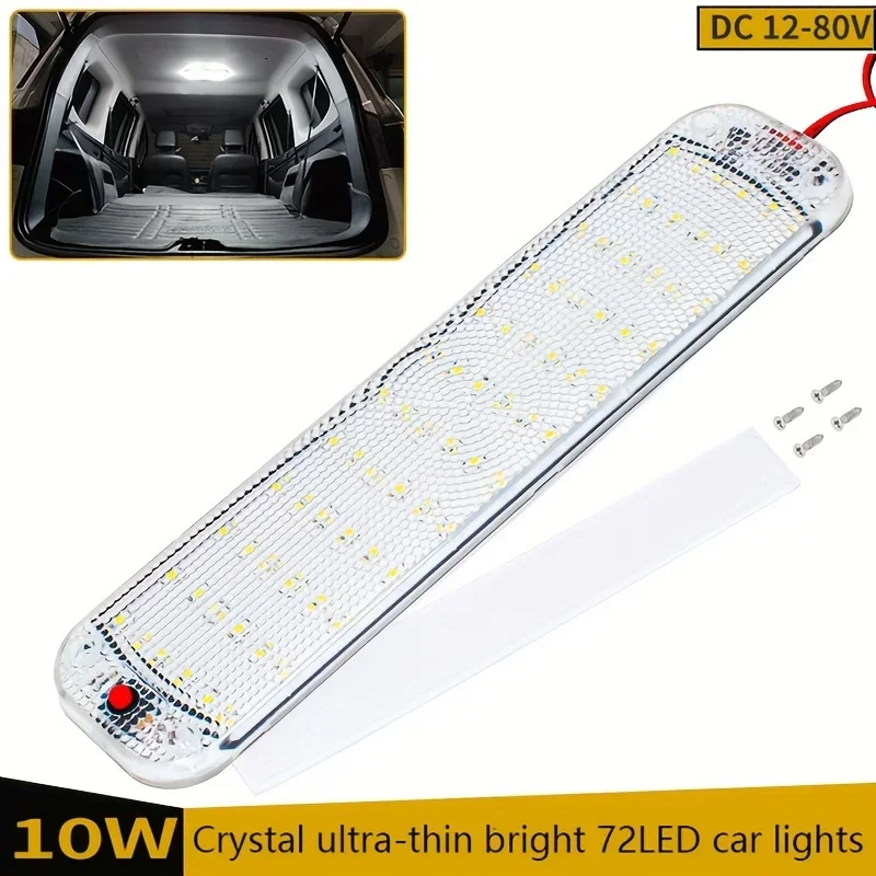 Car-Panel-Light-72LED-Highlighted-Truck-Compartment-Lights-12-80V-Ultra ...