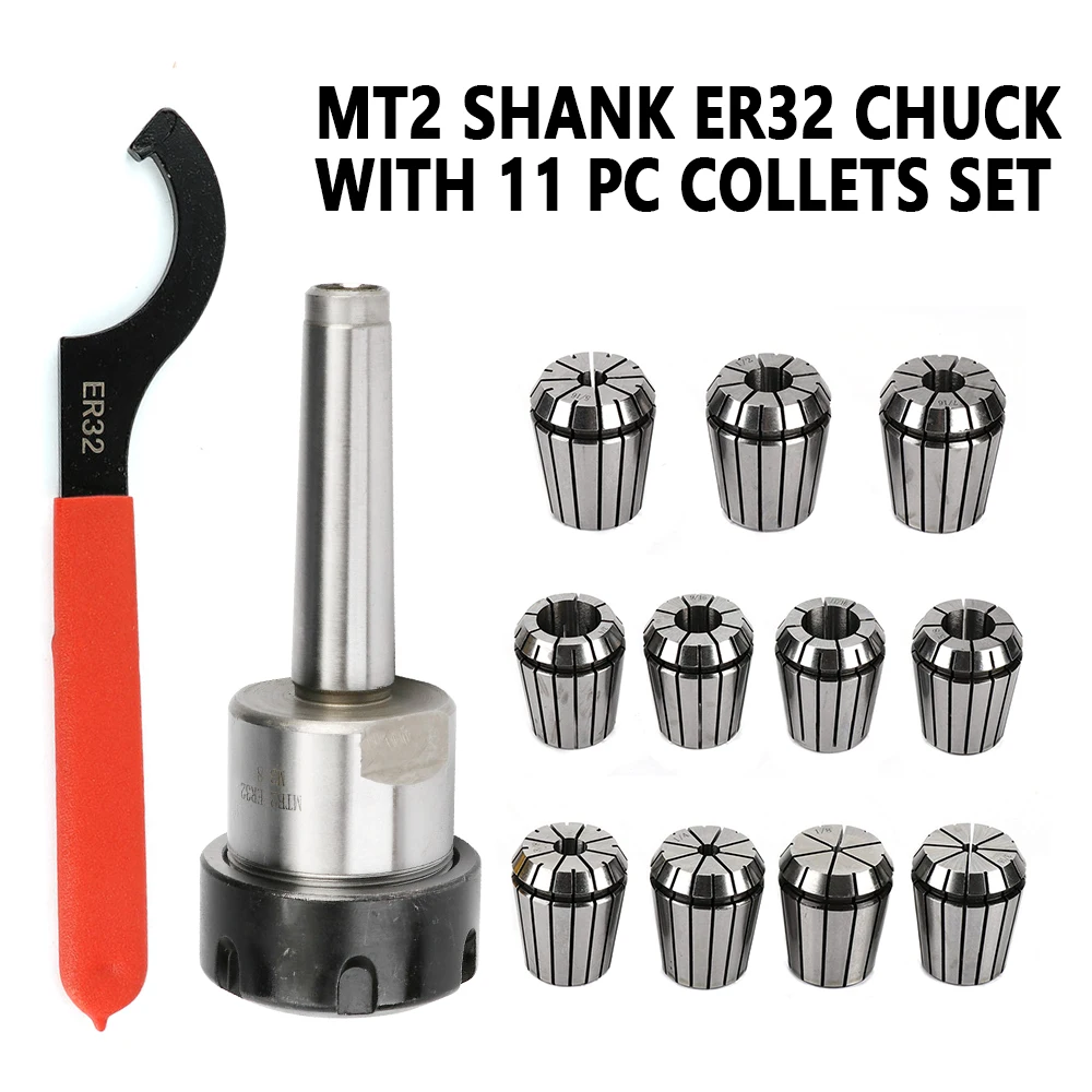 MT2-ER32-Morse-Taper-Collet-Chuck-Tool-Holder-ER32-Collet-Set-Milling ...
