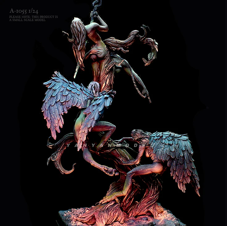 1-24-Resin-model-kits-figure-toy-DIY-beauty-colorless-and-self ...