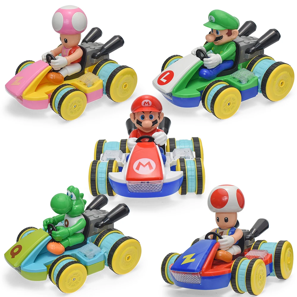 Super-Mario-Bros-Cart-Vehicle-Figuras-Model-Toy-para-crian-as-Luigi ...