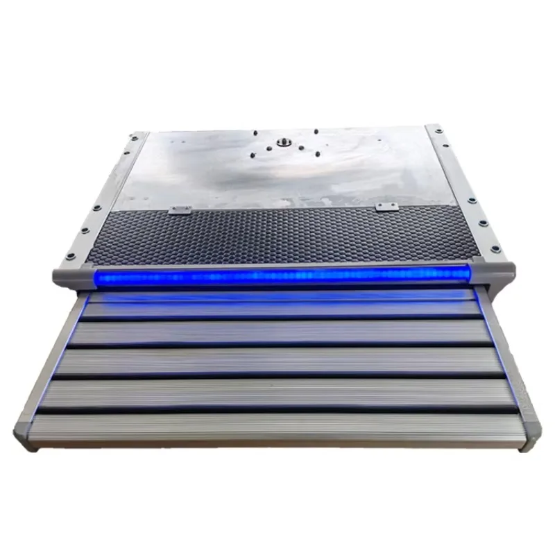 Aluminum Alloy RV Sliding Step Carbon Steel Motorhome Steps with 12V ...