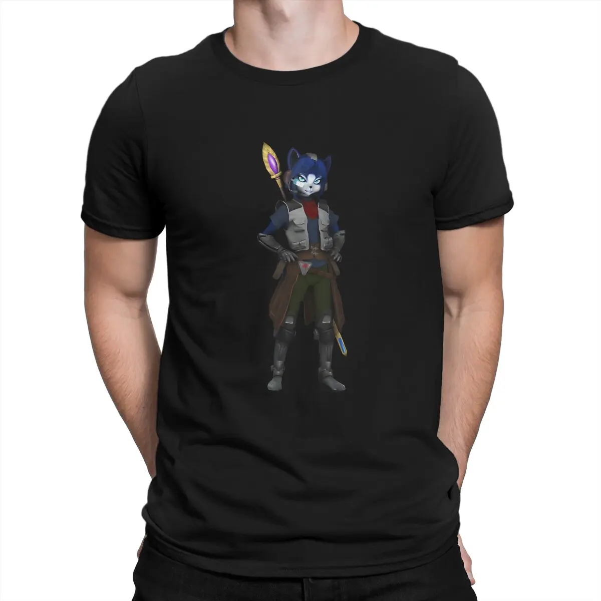 Star-Fox-Game-Man-TShirt-Star-Fox-Krystal-Staff-Fashion-T-Shirt ...