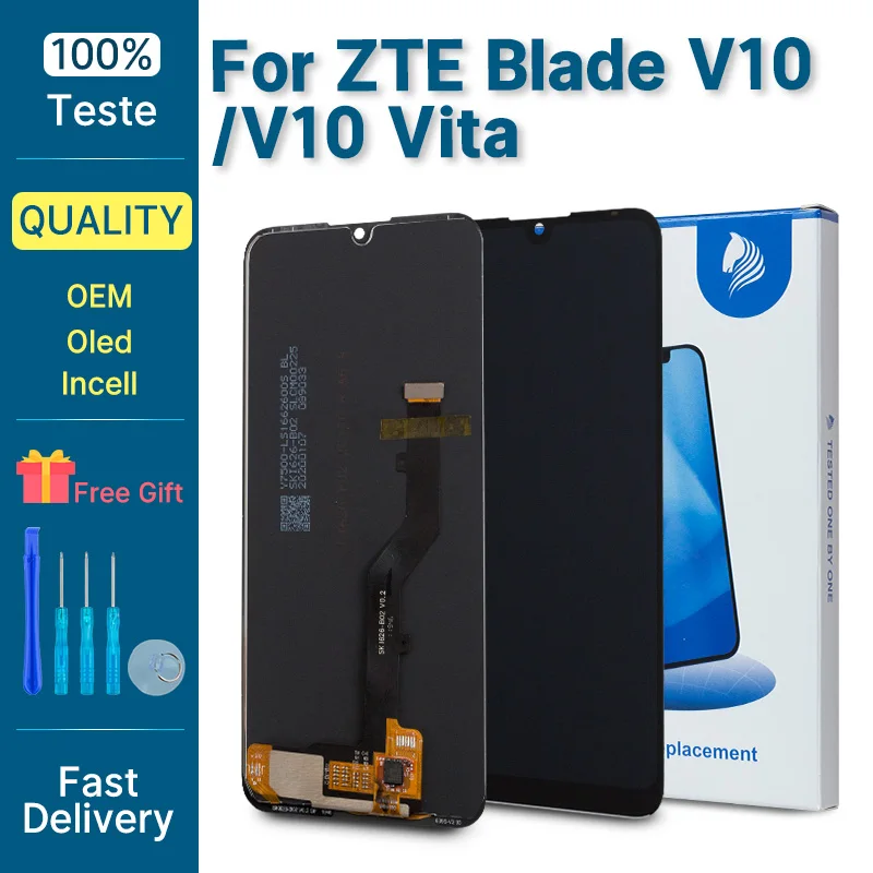 Premium For ZTE Blade V10 LCD Teated Screen Touch Digitizer Replacement ...