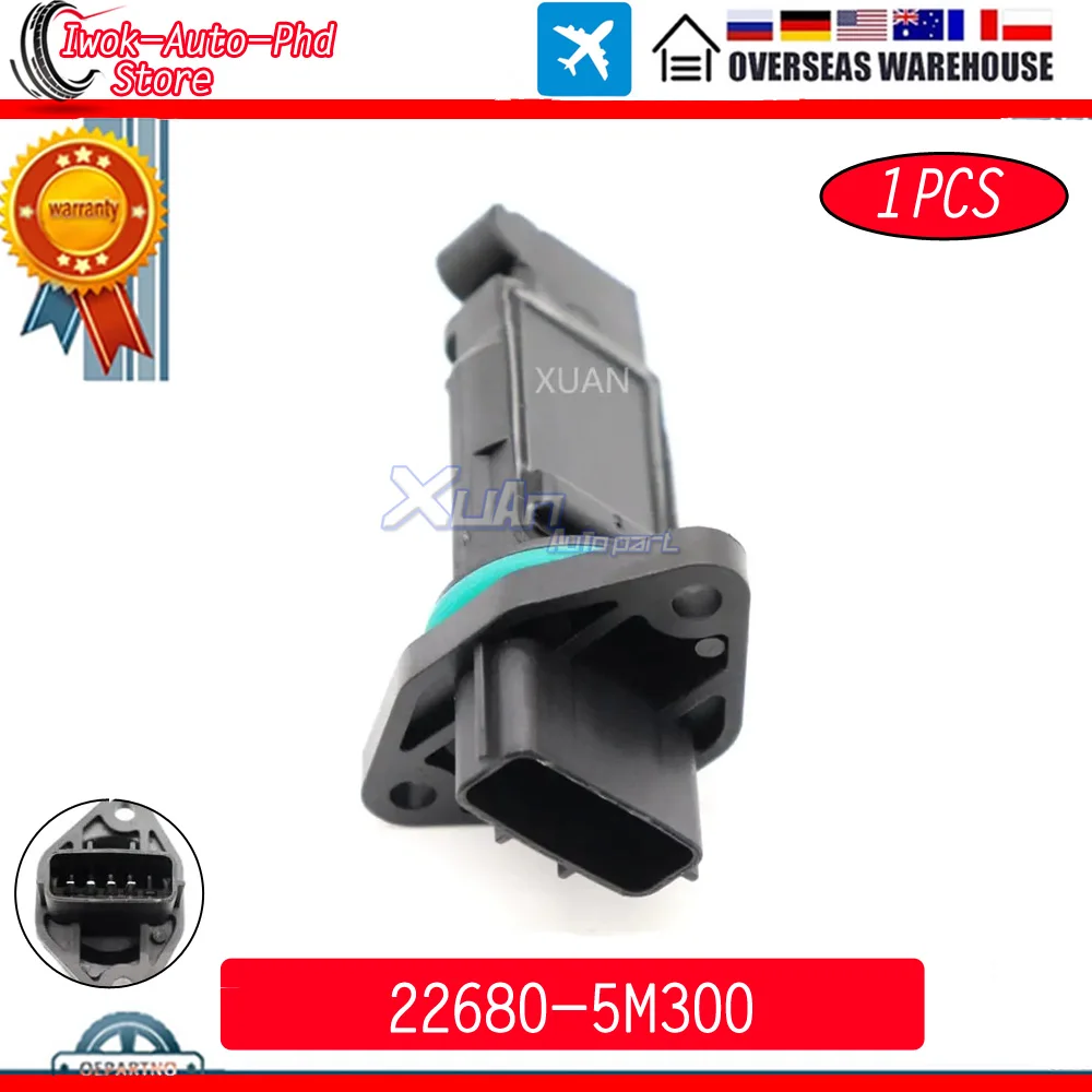 XUAN-22680-5M300-MAF-MASS-AIR-FLOW-METER-SENSOR-For-Nissan-Patrol ...