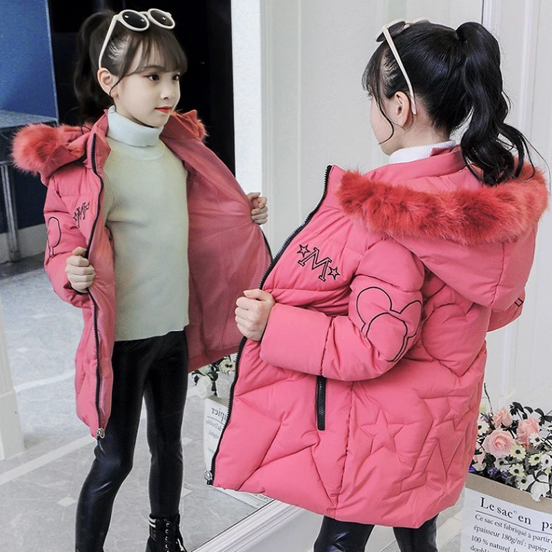 4-12-Years-Winter-Girls-Jacket-Fashion-Printing-Thick-Keep-Warm-Cold ...