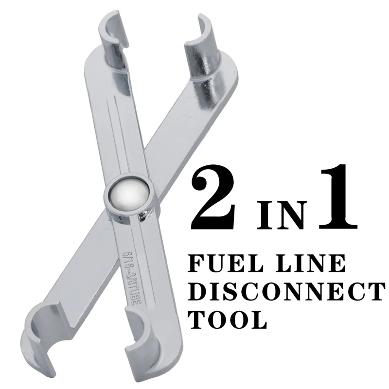 Car Fuel Line 3/8'' 5/16'' Scissor Type Quick Disconnect Tool Silver ...