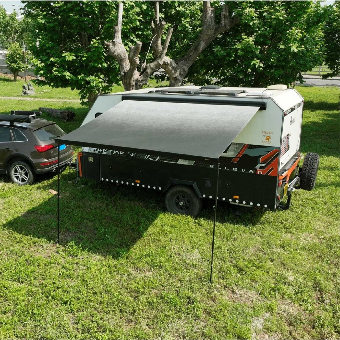 Waterproof-Vinyl-Canpy-Roll-Up-Trailer-Camping-Car-Sun-Shade-Camper ...